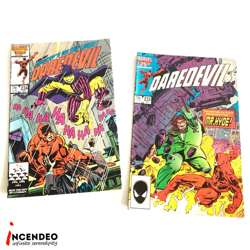 Vintage 1980s Marvel Dare Devil Comic Books (2 Books) | Shopee Malaysia