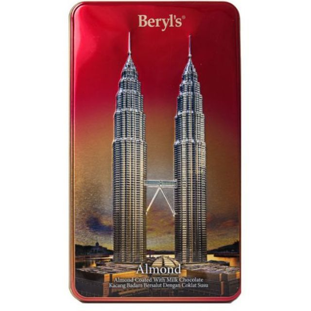 [BEST SELLER] Beryl's Twin Tower Almond Milk Chocolate Red 150g ...
