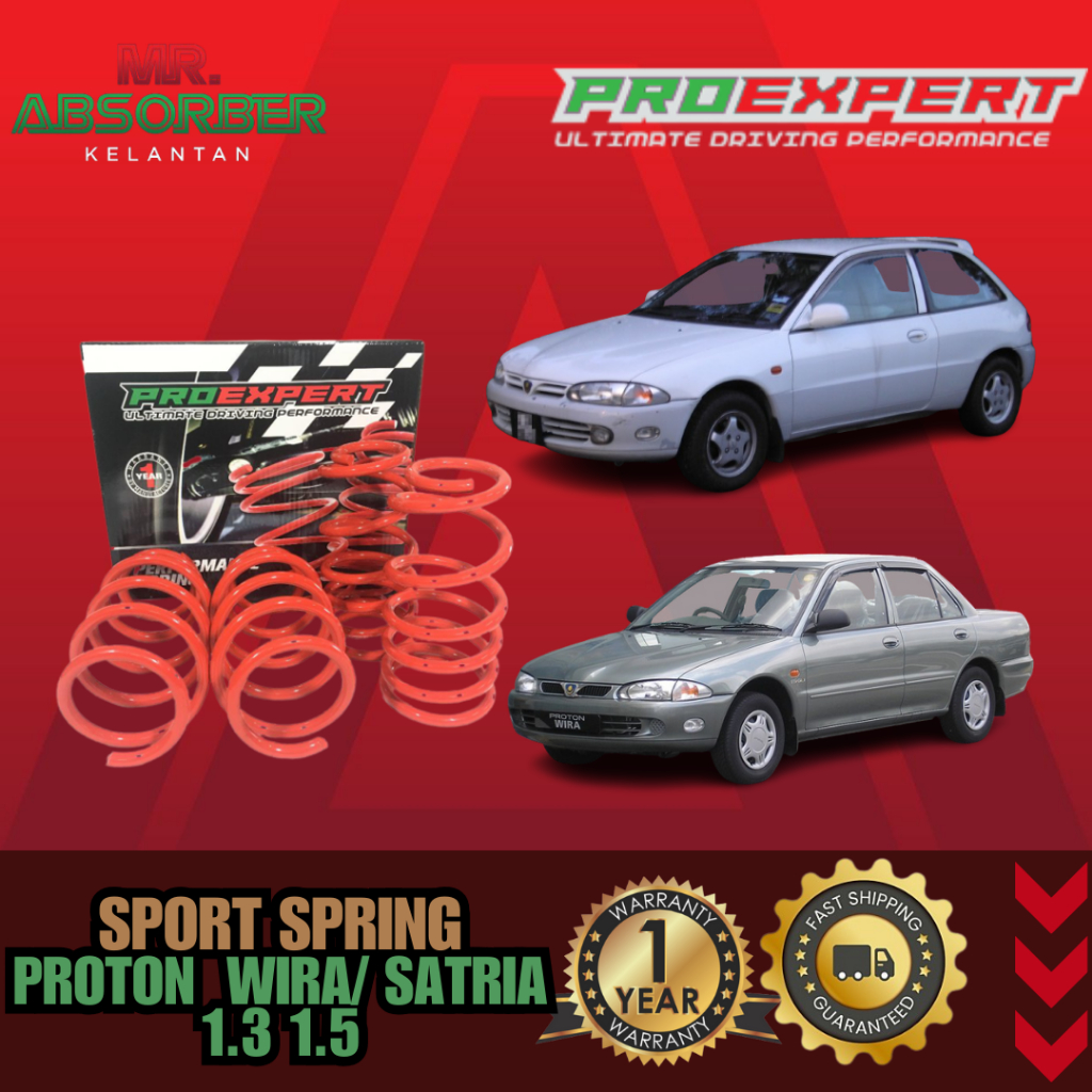 Proton Wira/Satria 1.3/1.5 spring sport/Absorber pro expert Performance ...