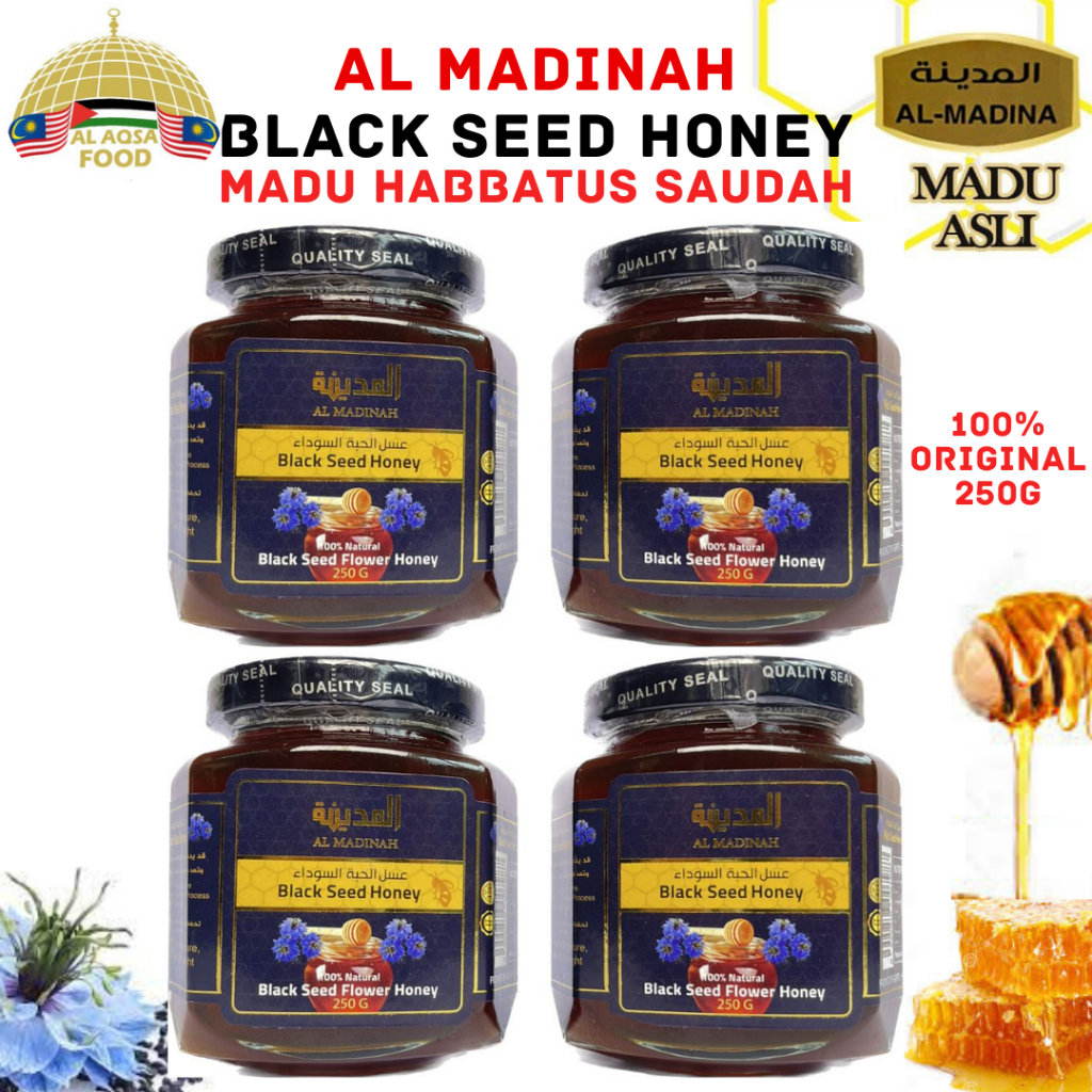 Madu Bunga Habbatussauda Asli | Almadinah Natural Black Seed Honey ...