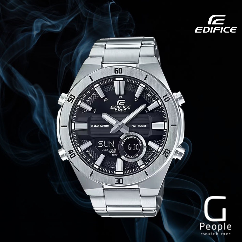 CASIO EDIFICE ERA-110D-1AV / ERA-110D-1A / ERA-110D DIGITAL-ANALOG ...
