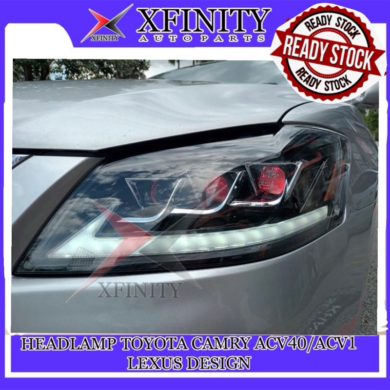 TOYOTA CAMRY ACV40/ACV41 LEXUS DESIGN HEADLAMP/HEADLIGHT | Shopee Malaysia