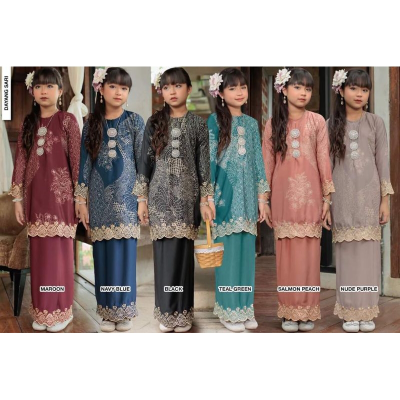 (KIDS) DAYANG SARI RAYA 2024 SEDONDON IBU ANAK BY NFH | Shopee Malaysia