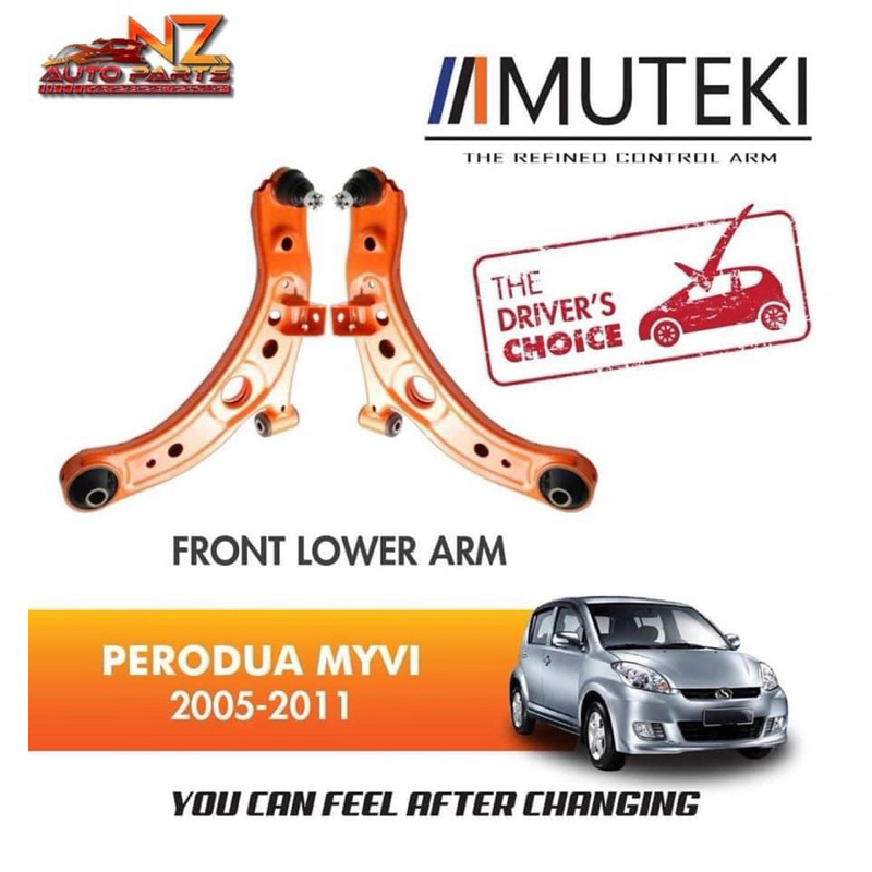 Lower arm muteki perodua Myvi | Shopee Malaysia