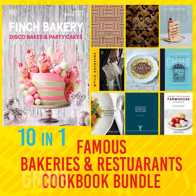 Famous Bakery Restaurant Cookbook Bundle | Cookbooks | Bakeries ...