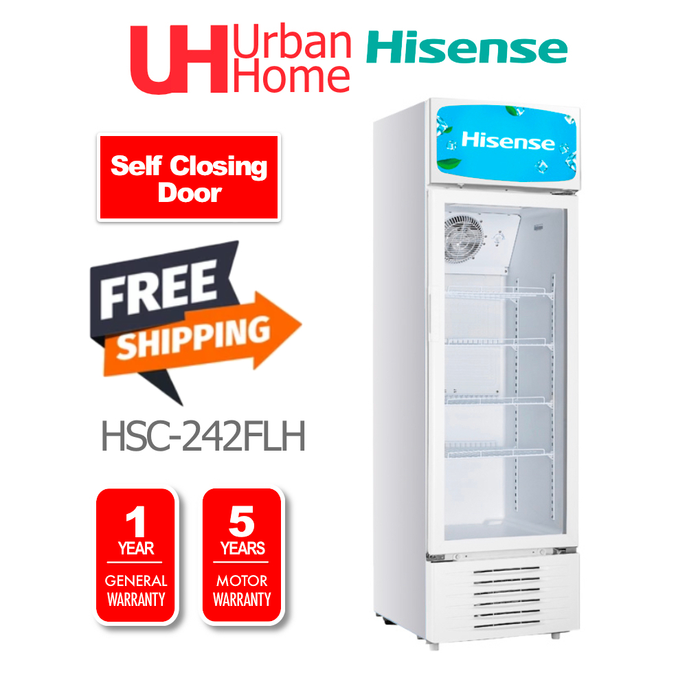 [FREE SHIPPING] Hisense Commercial Showcase Chiller ( 242L ) HSC-242FLH ...