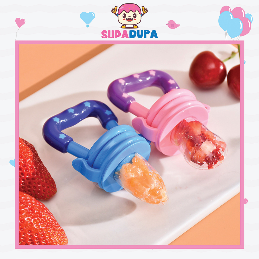 Baby Fruit Pacifier Feeder Food Bite Baby Eat Fruit Use Silicon Fruit ...