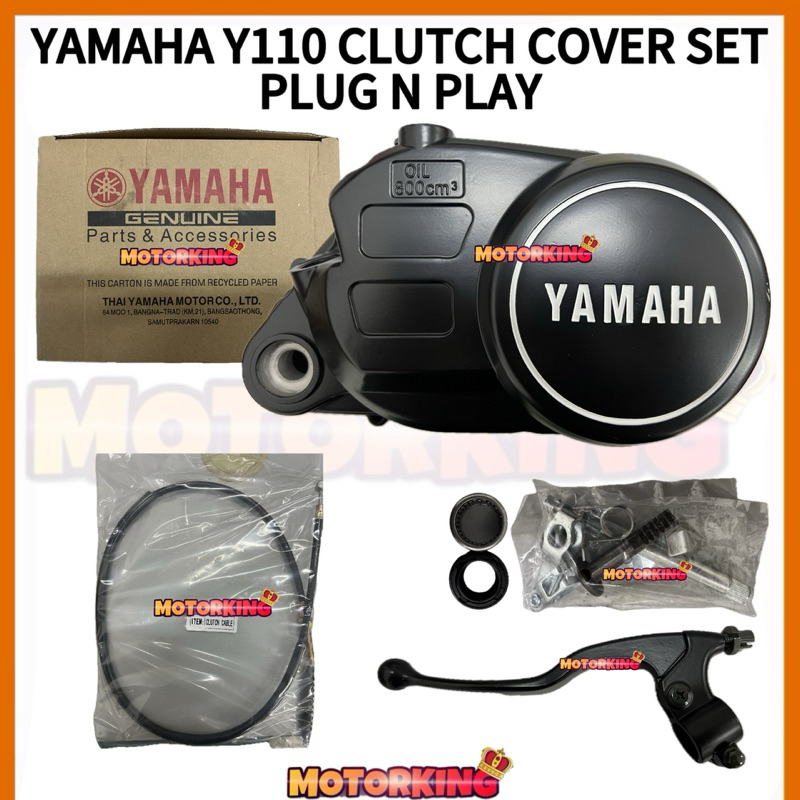 YAMAHA Y110 CLUTCH COVER SET SIAP LEVER SIAP CABLE SIAP SCREW FULL SET ...
