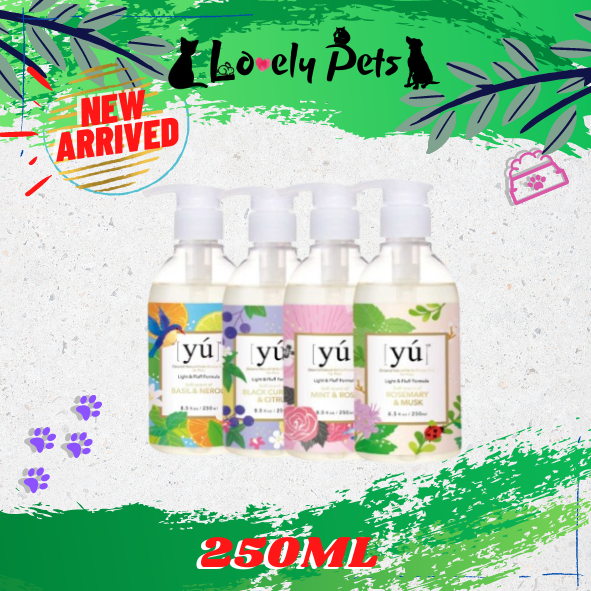 YU Light & Fluff Formula Shampoo For Cats & Dogs (250ML) | Shopee Malaysia