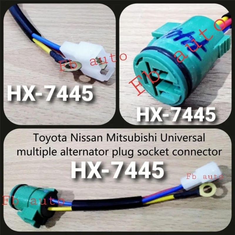 HX-7445 3pin Toyota Nissan Mitsubishi Universal multiple alternator ...