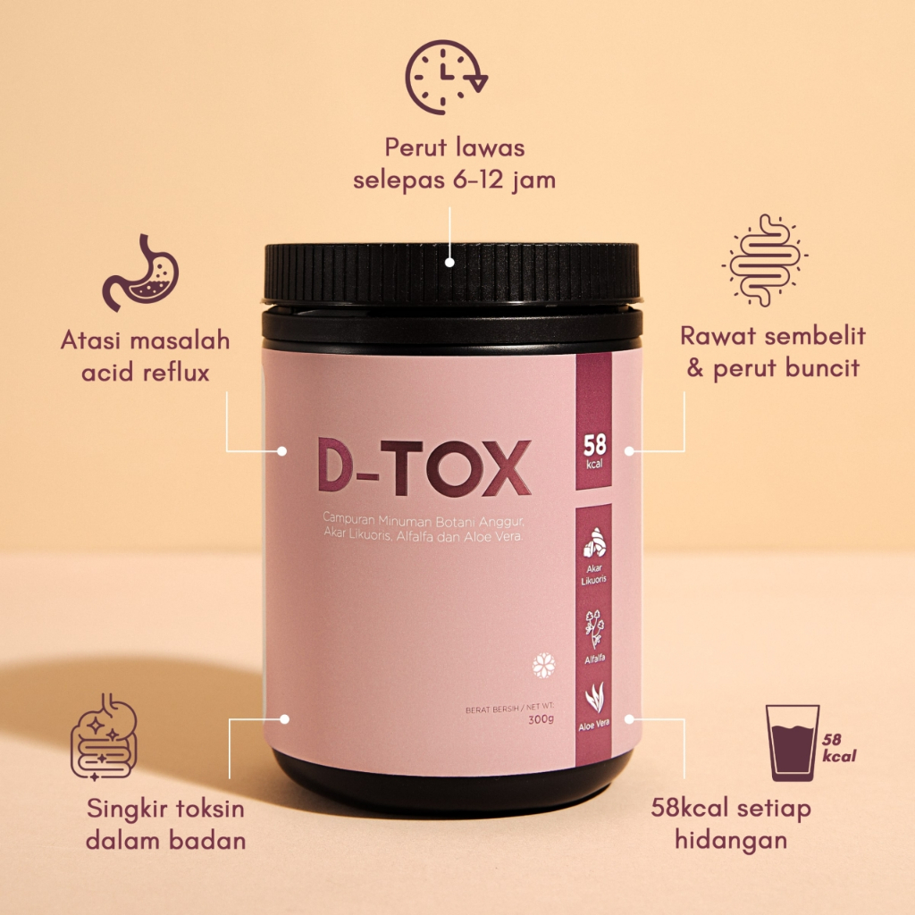 DTOX 300g SENDAYU TINGGI (Bukan Sachet) | Shopee Malaysia