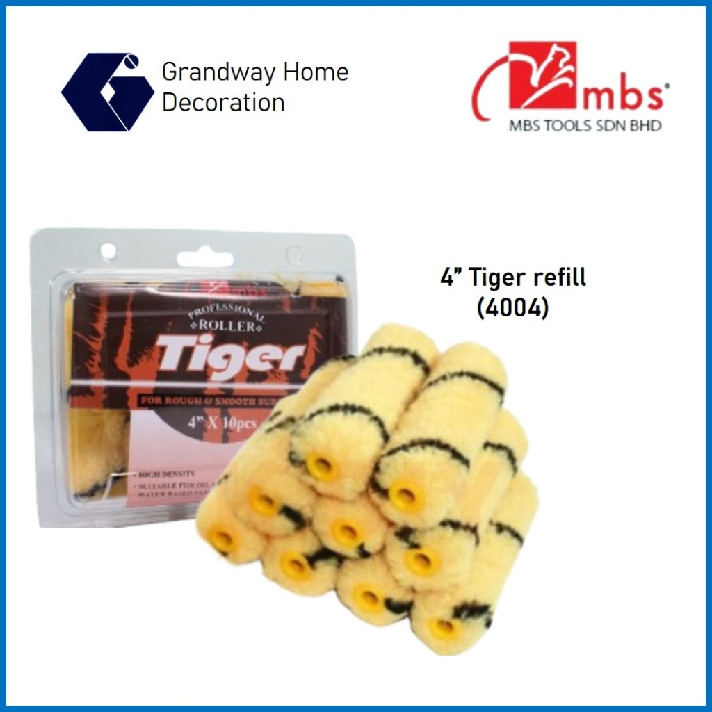 MBS 4004 4" Tiger roller fefill | Shopee Malaysia