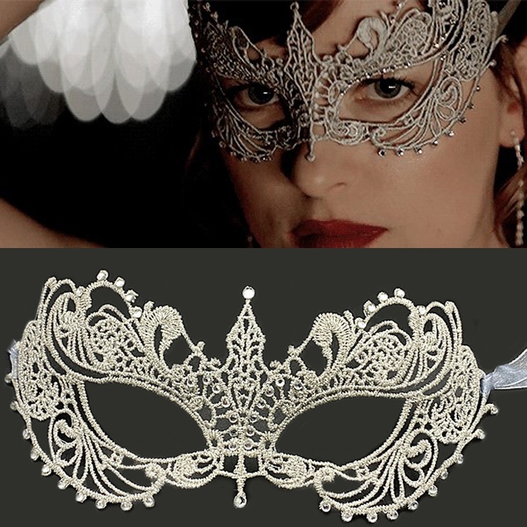 Dancing Party Gilded Masquerade Prom Lace Mask Halloween Props Dance ...
