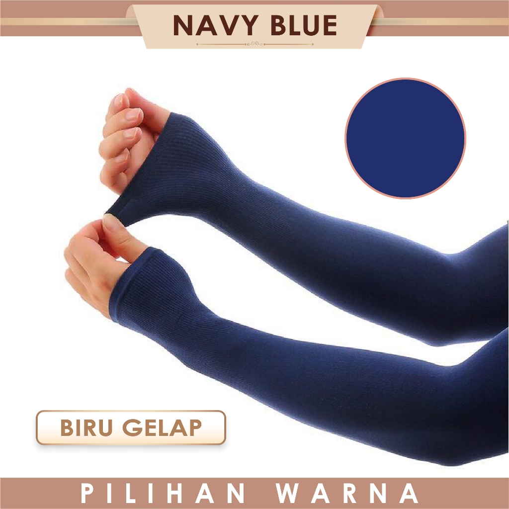 🔥Ready Stock🔥Handsock Plain AQUA cool Nylon Panjang Long/Sport Unisex ...