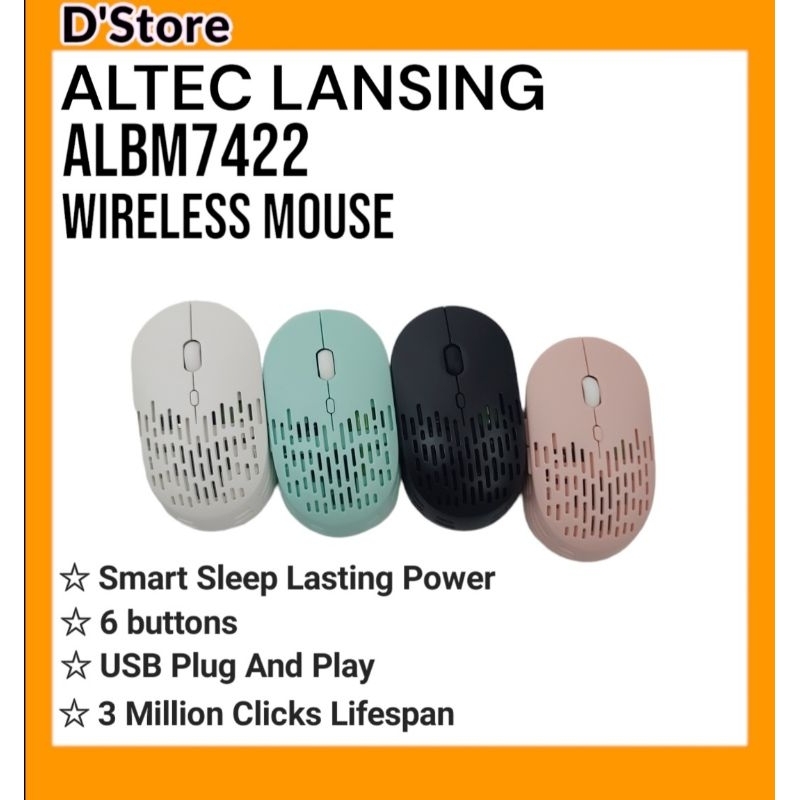 ALTEC LANSING ALBM7422 WIRELESS MOUSE | Shopee Malaysia