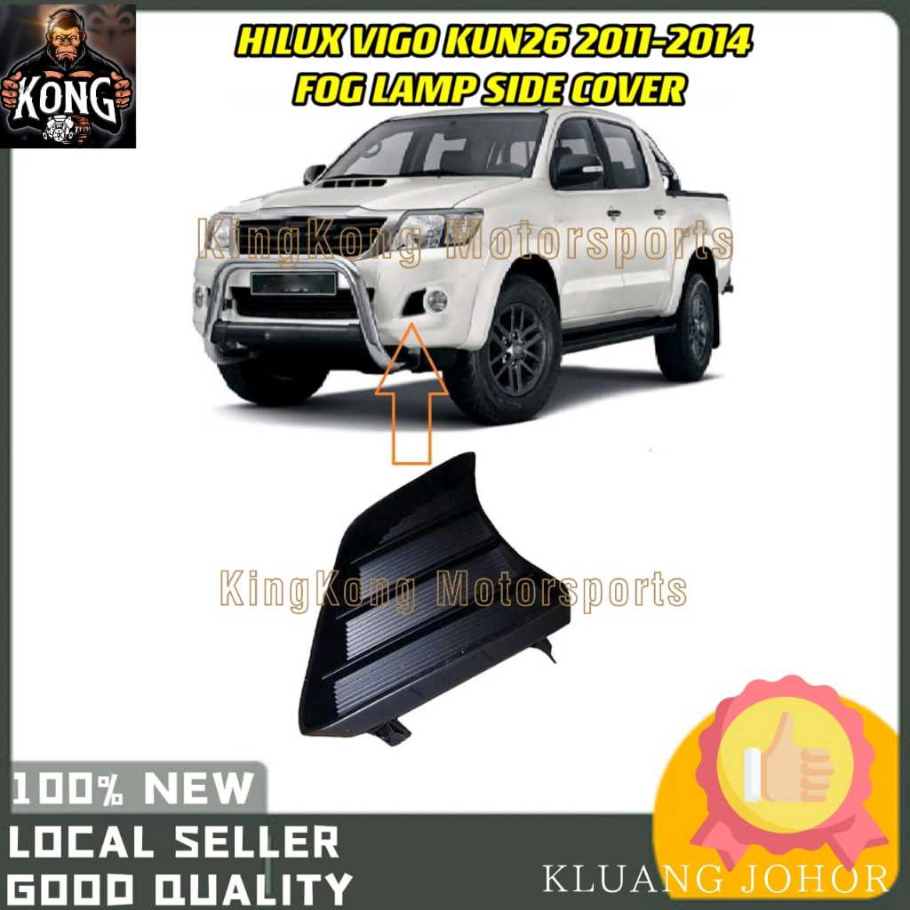 TOYOTA HILUX VIGO KUN26 2011-2014 FOG LAMP SIDE COVER/ SPOT LIGHT SIDE ...