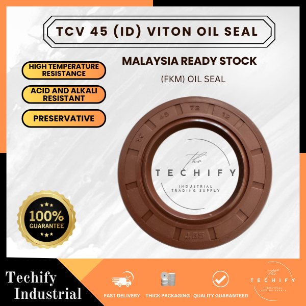 FKM TCV 45 (ID) VITON OIL SEAL (TC 45 X 65/72 X 10/12) | Shopee Malaysia