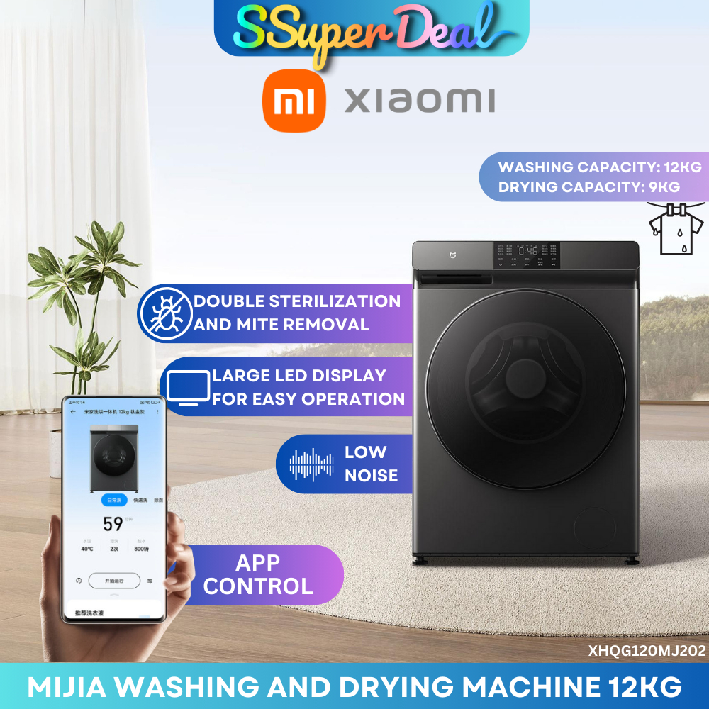 Xiaomi Washing and Drying Machine 12Kg | Mijia Smart Home washer with ...