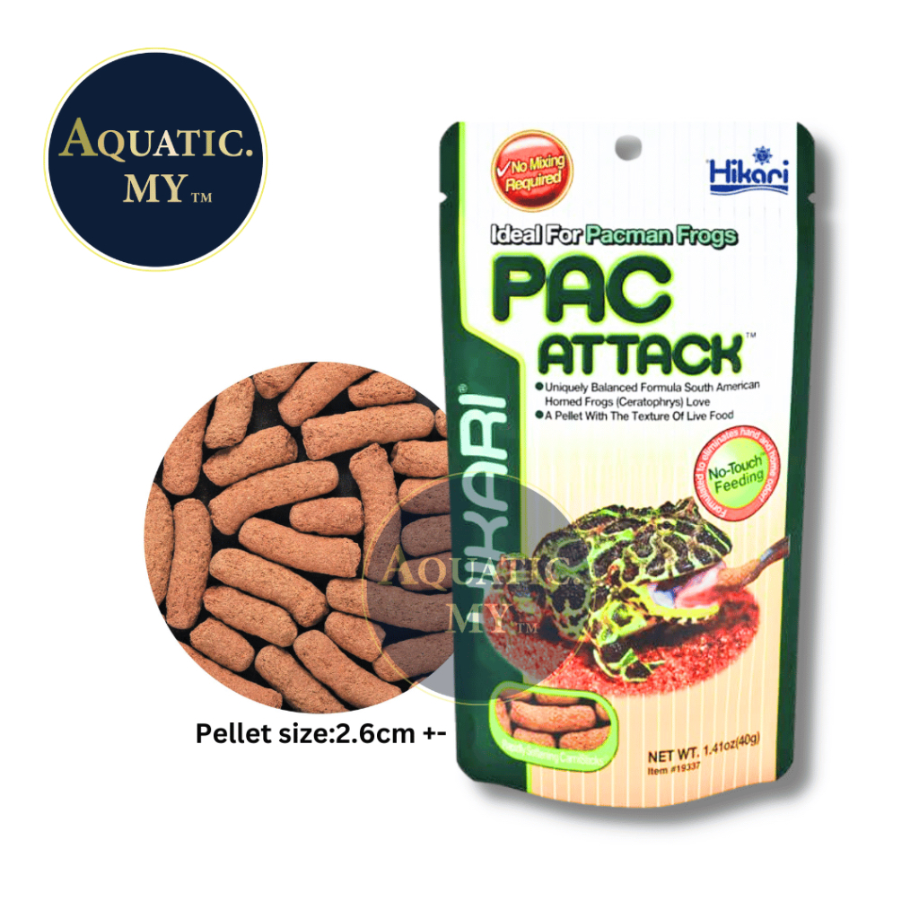 Hikari Pac Attack (40g) Food For Pacman Frogs,Reptile & Amphibian Food ...