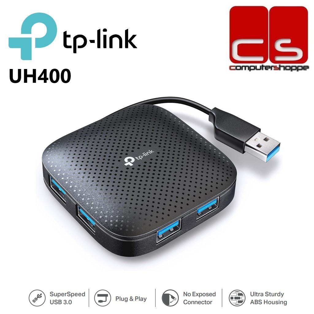TP-Link UH400 USB 3.0 4-Port Portable Hub | Shopee Malaysia