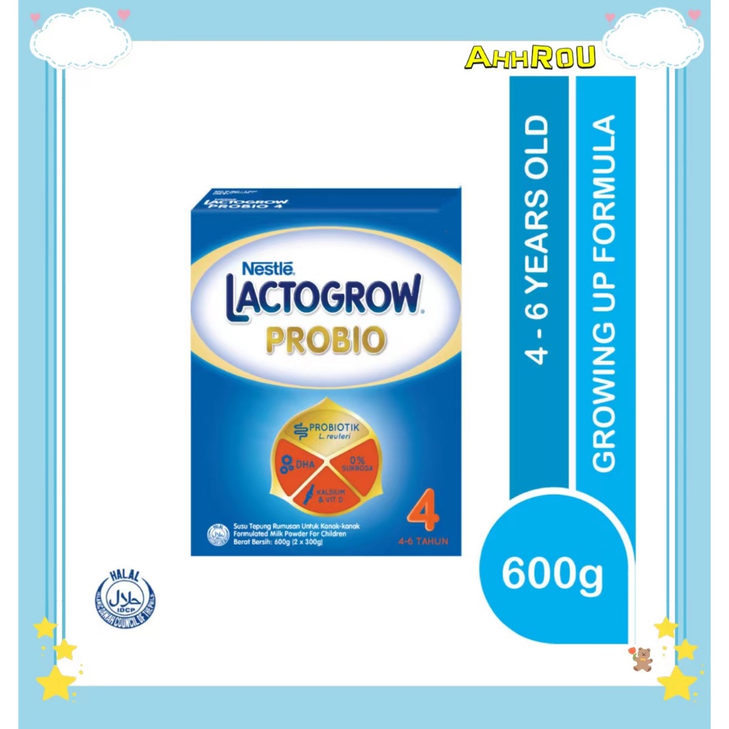 Lactogrow Probio 4 Milk Powder (600g) | Shopee Malaysia