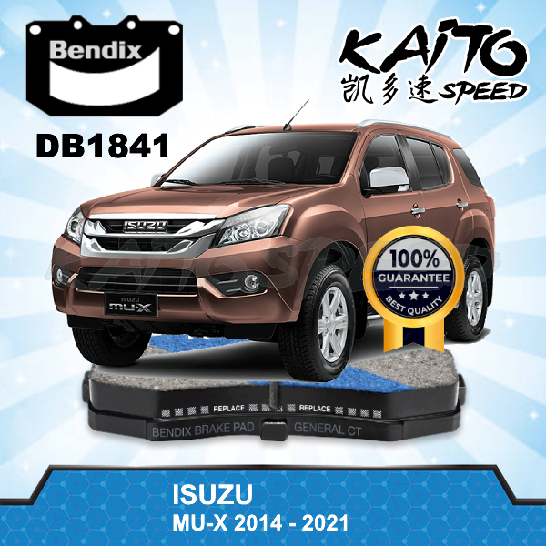 Bendix Front Brake Pad DB1841 Isuzu MU-X RF 2014 2015 2016 2017 2018 ...