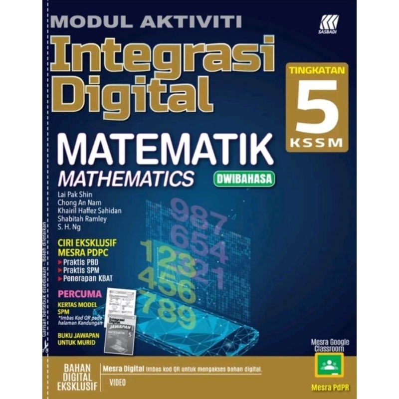 Naskhah Guru / Teacher's Copy 🌽 Integrasi Digital Matematik Form 5 ...