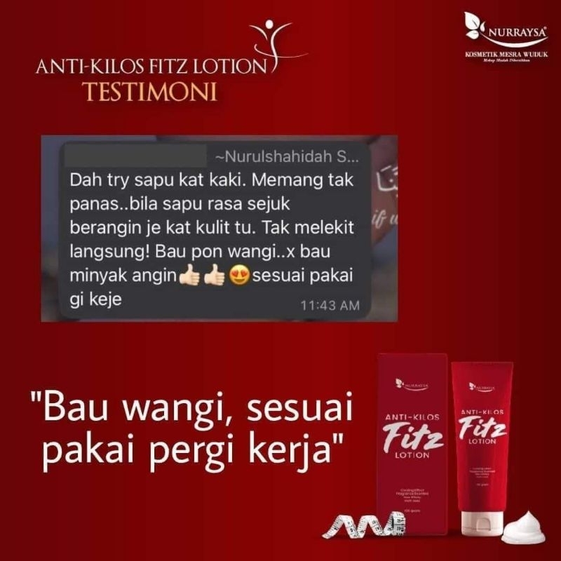 NURRAYSA FITZ LOTION PANAS + FREE GIFT | Shopee Malaysia
