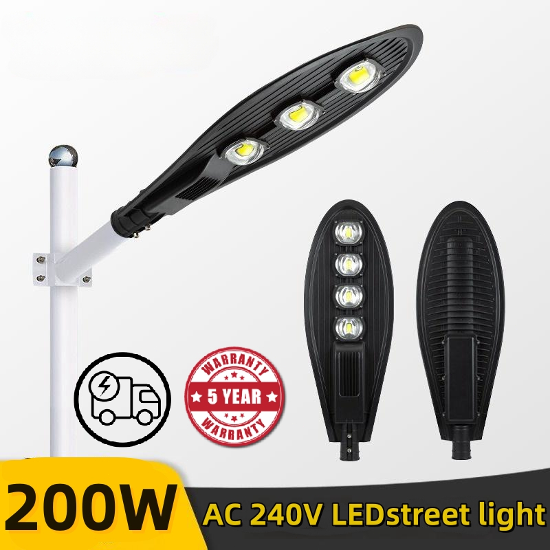 💡Ready Stock💡 LED Street Light 200W Outdoor Lighting IP67 Waterproof ...