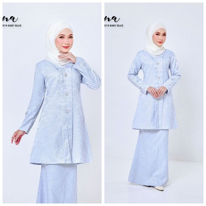 Iryna Kebaya Moden Ironless. 807 Iryna Ironless Kebaya Kurung Moden ...