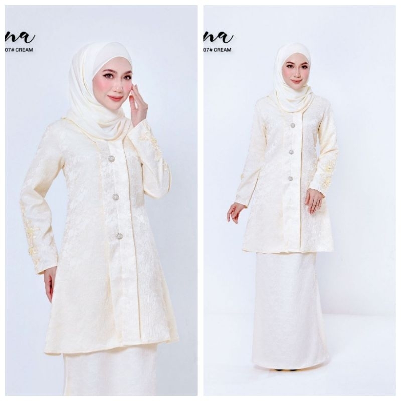 Iryna Kebaya Moden Ironless. 807 Iryna Ironless Kebaya Kurung Moden ...
