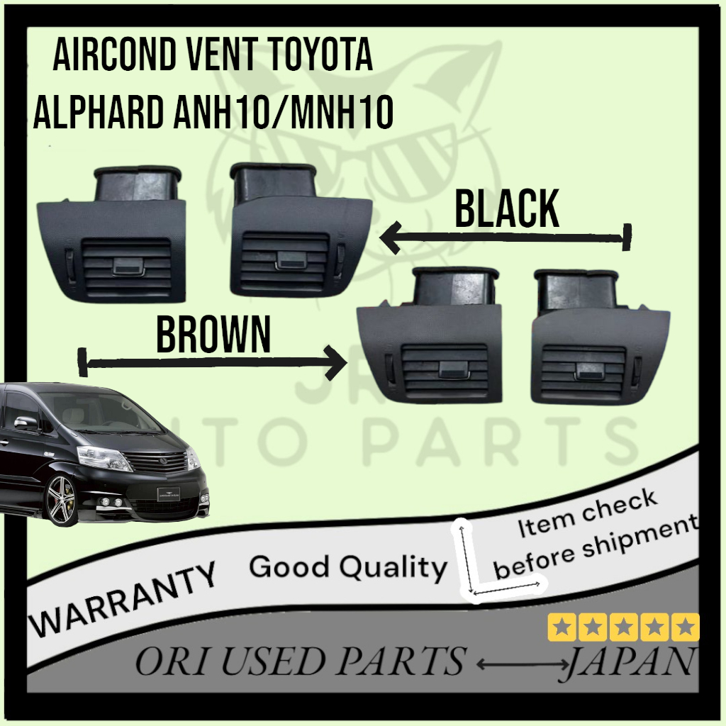 AIRCOND VENT TOYOTA ALPHARD ANH10/MNH10 | Shopee Malaysia