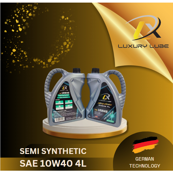 Luxury Lube 10W40 Semi Synthetic Engine Oil 10w-40 4L | Shopee Malaysia
