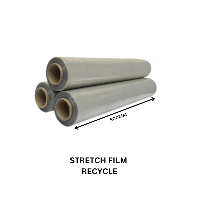 M-ONE Stretch Film / Wrapping Film Clear / Hitam / Recycle 500mm x 100m ...