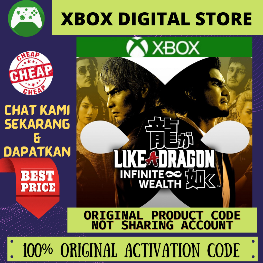 Like a Dragon Infinite Wealth - XBOX PC XBOX SERIES X|S XBOX ONE ...