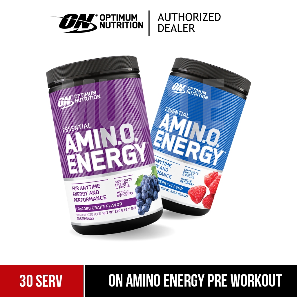 ON Amino Energy Pre workout + Amino, muscle recovery Essential AMINO ...