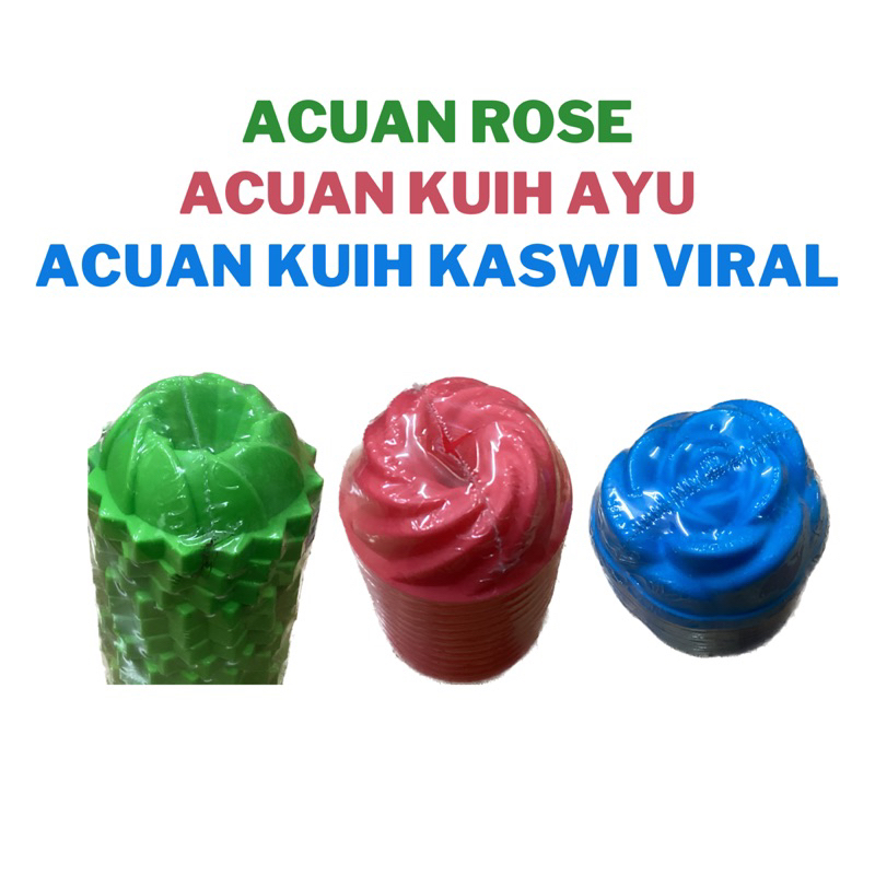 Acuan Kuih Rose / Twister/ Ayu rose jelly mould acuan jeli acuan acuan ...