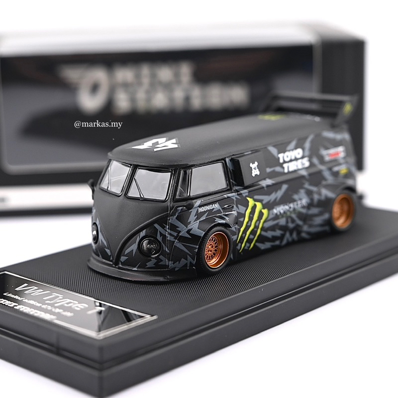 (NOT SEALED) MINI STATION 1/64 MONSTER LIVERY VW T1 VAN | Shopee Malaysia