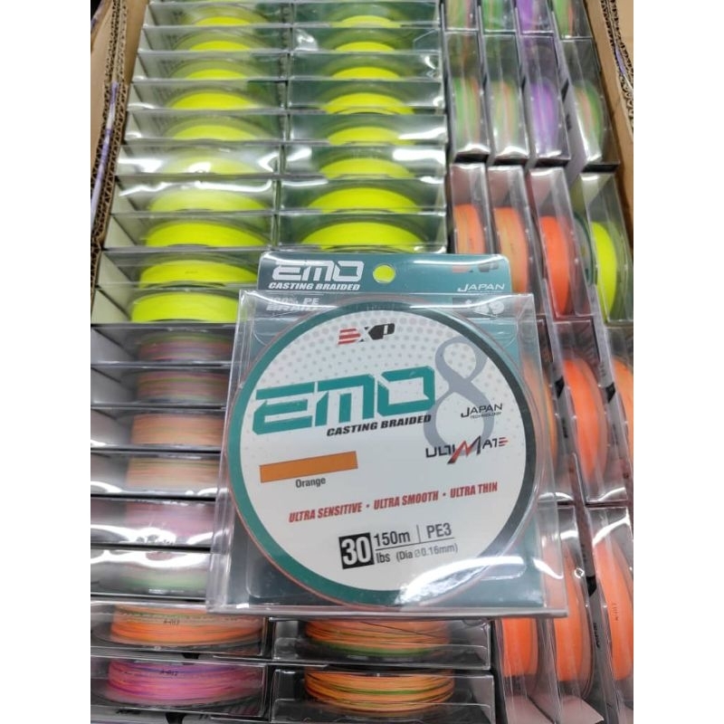 EXP EMO X8 BRAIDED LINE 150 meter | Shopee Malaysia