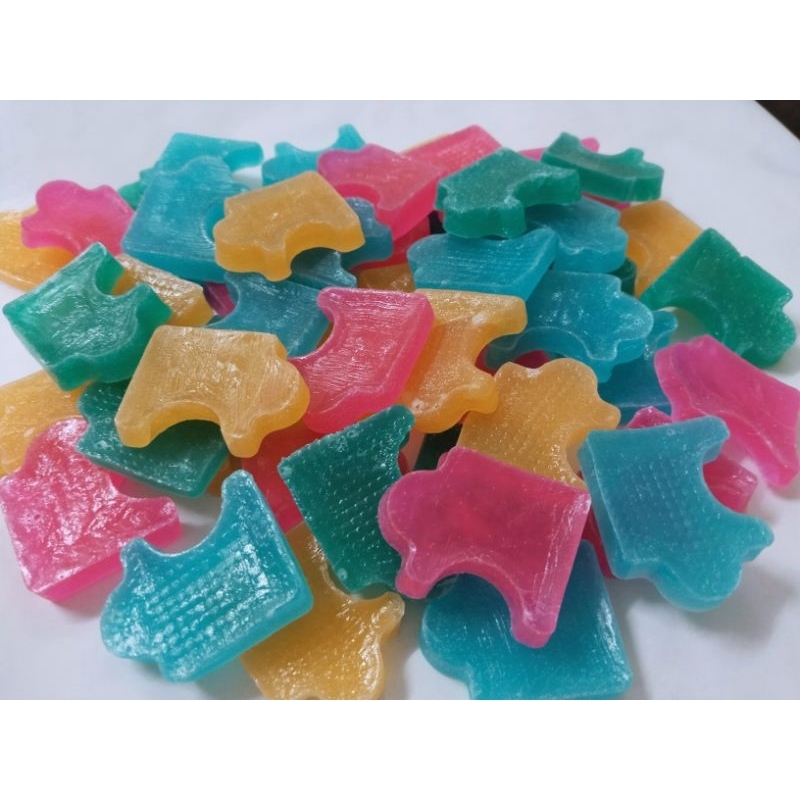 Fancy Dried Jelly ( Agar2 Kering berperisa Ice Cream Soda, Vanilla Blue ...
