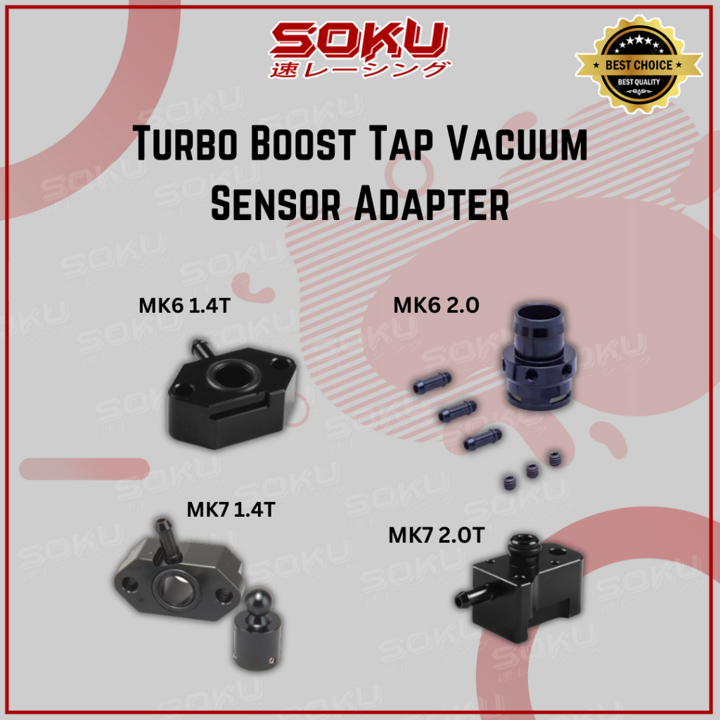 Turbo Boost Tap Vacuum Sensor Adapter For VW Golf MK7, MK6 TSI For Audi TSI Gen 3 EA888 Engine ...