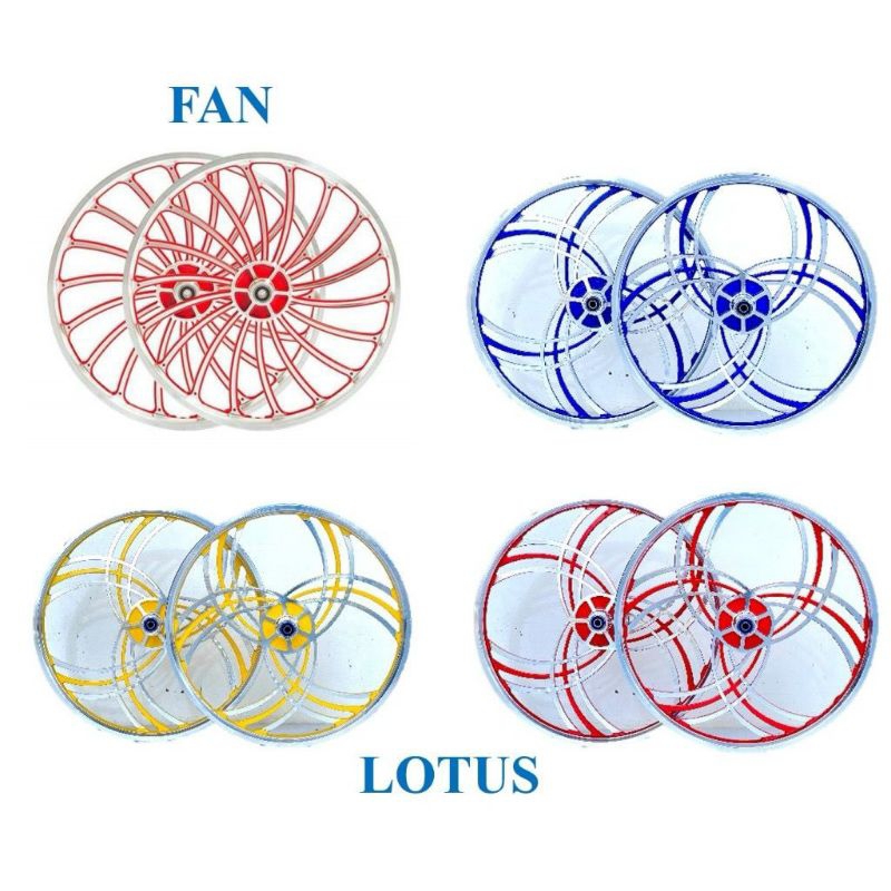 20" ALOI Sport Rim SET RODA BASIKAL Wheelset (Sepasang) UNTUK BMX, L ...