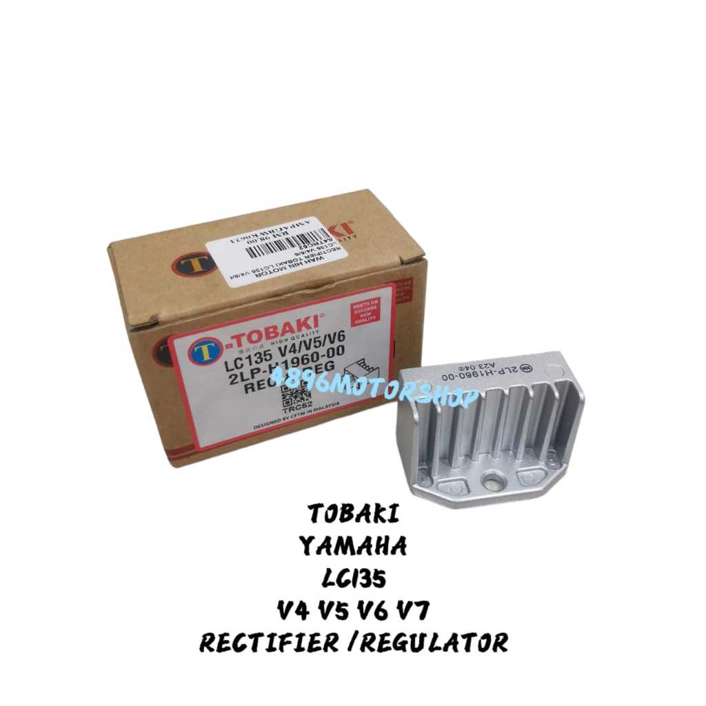 100% ORIGINAL TOBAKI YAMAHA LC135 V1 V2 V3 V4 V5 V6 V7 V8 FI RECTIFIER / REGULATOR / KATAB KATAU ...