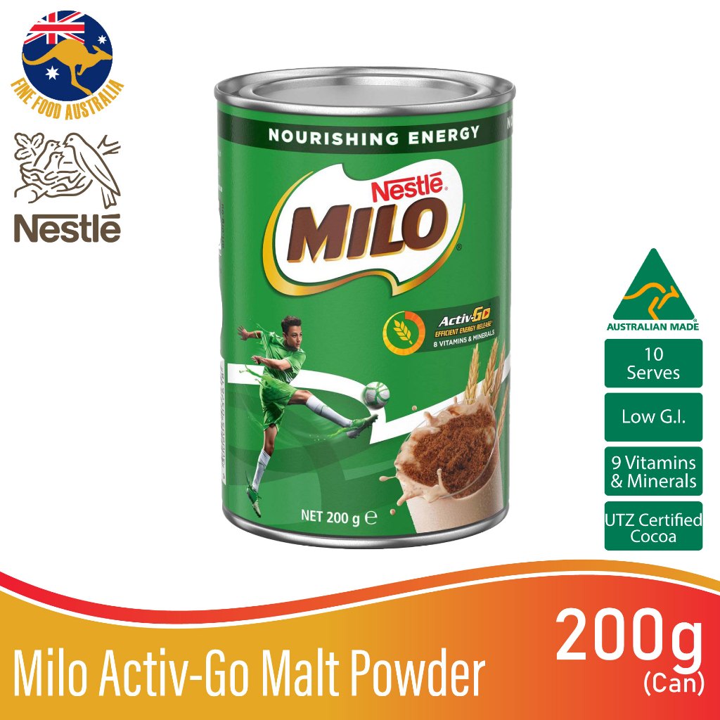Australia's Nestle Milo Activ-Go 200g | Chocolate Malt Drink ...