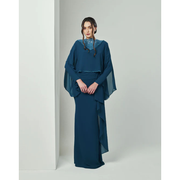 DANIKHA MAHARANEE QISZAR / BAJU RAYA 2024/ DINNER DRESS/ DRESS 2 IN 1 ...