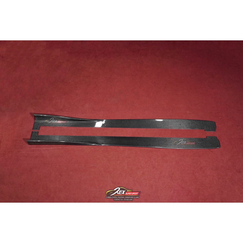 Honda FK8 Type R Side Skirt Lip Varis Design Real Forged / Carbon Fiber ...