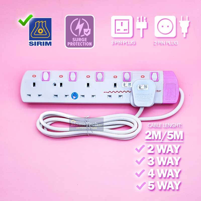 Extension Plug with Sirim Approved 13A Trailing Socket Extension Cord ...
