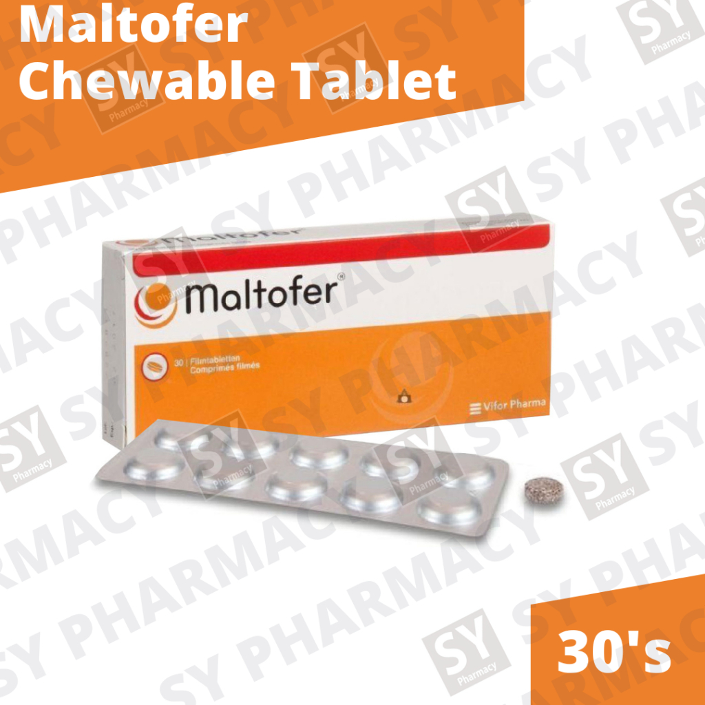 Maltofer Chewable Tablet 30's (Exp: 07/2024) | Shopee Malaysia