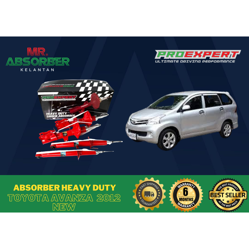 Toyota avanza new 2012-2018 Absorber Pro Expert Heavy Duty | Shopee ...