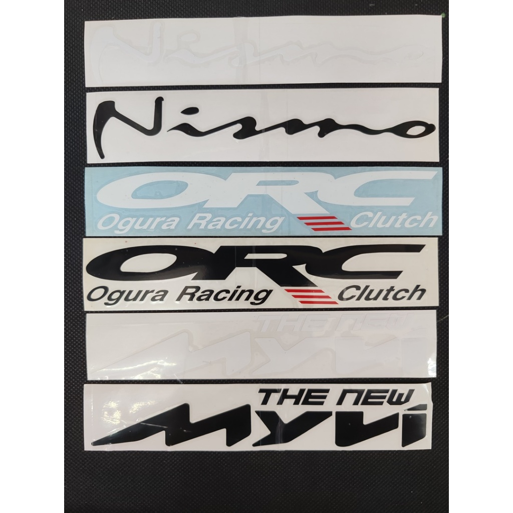 OGURA RACING CLUTCH MYVI JDM Sticker Decal Sticker Body kereta Js ...